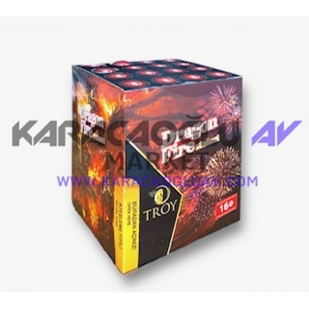 Troy Dragon Fire 16'lık Havai Fişek Bataryası - TROY.16